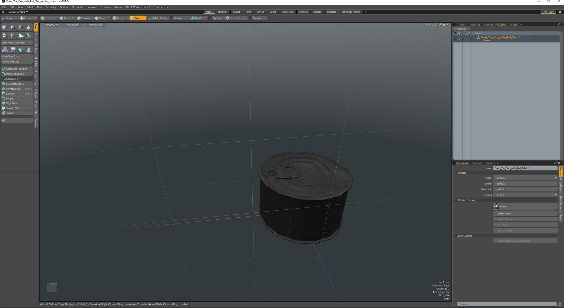 3D Food Tin Can With Pull Tab Model - TurboSquid 2346112