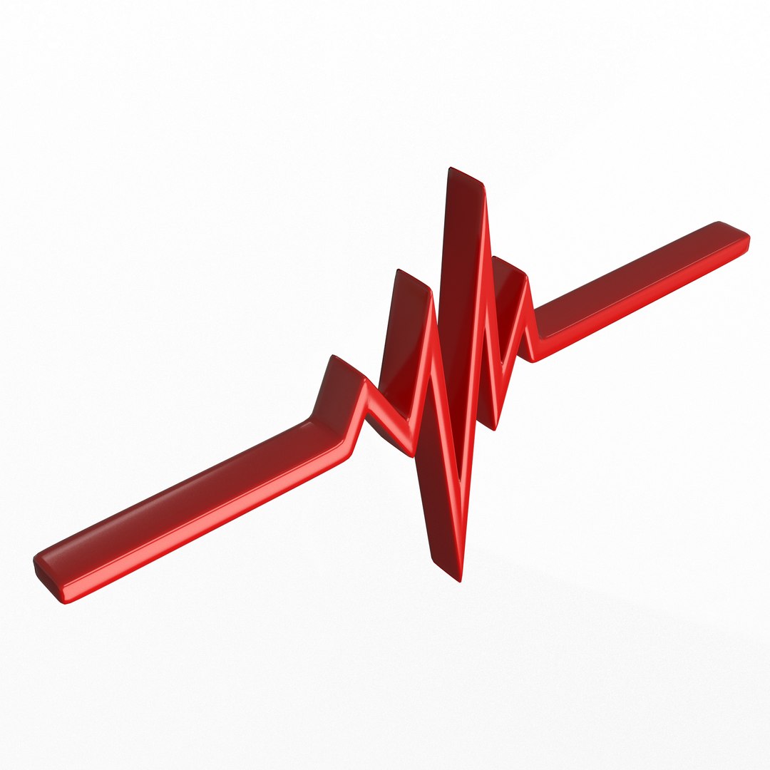 3D Pulse Symbol Model - TurboSquid 1850262