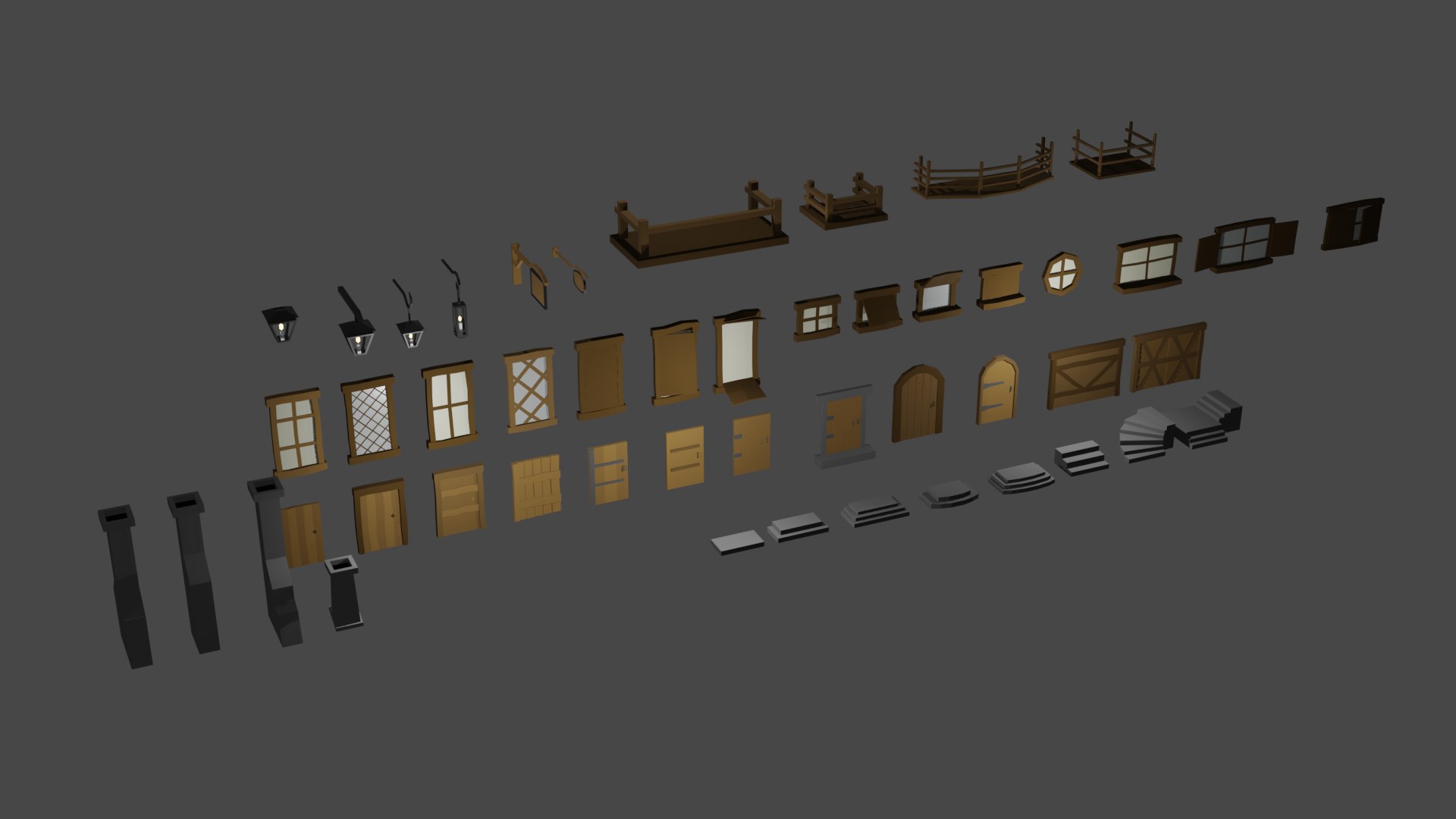 3D House Kit - TurboSquid 1432960