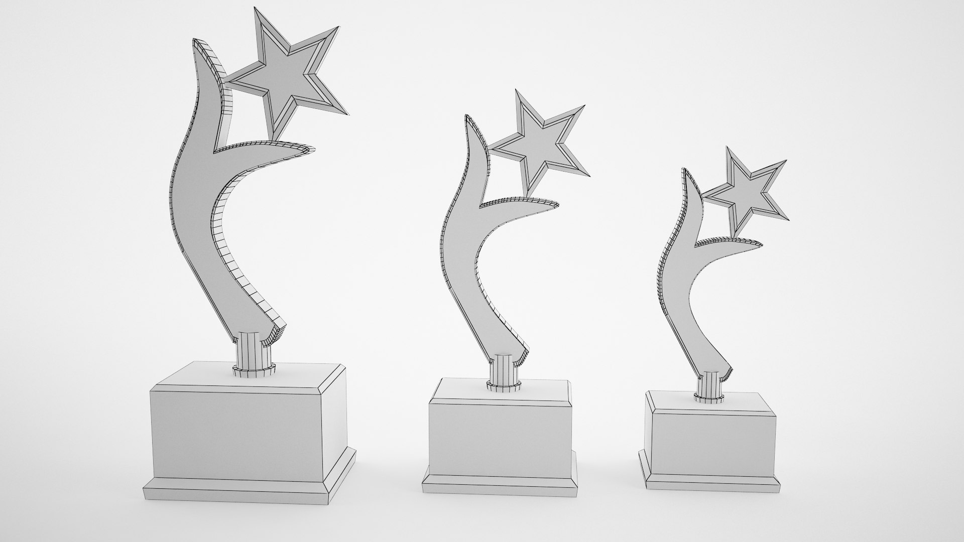 3D Nine Awards Together model - TurboSquid 1989971