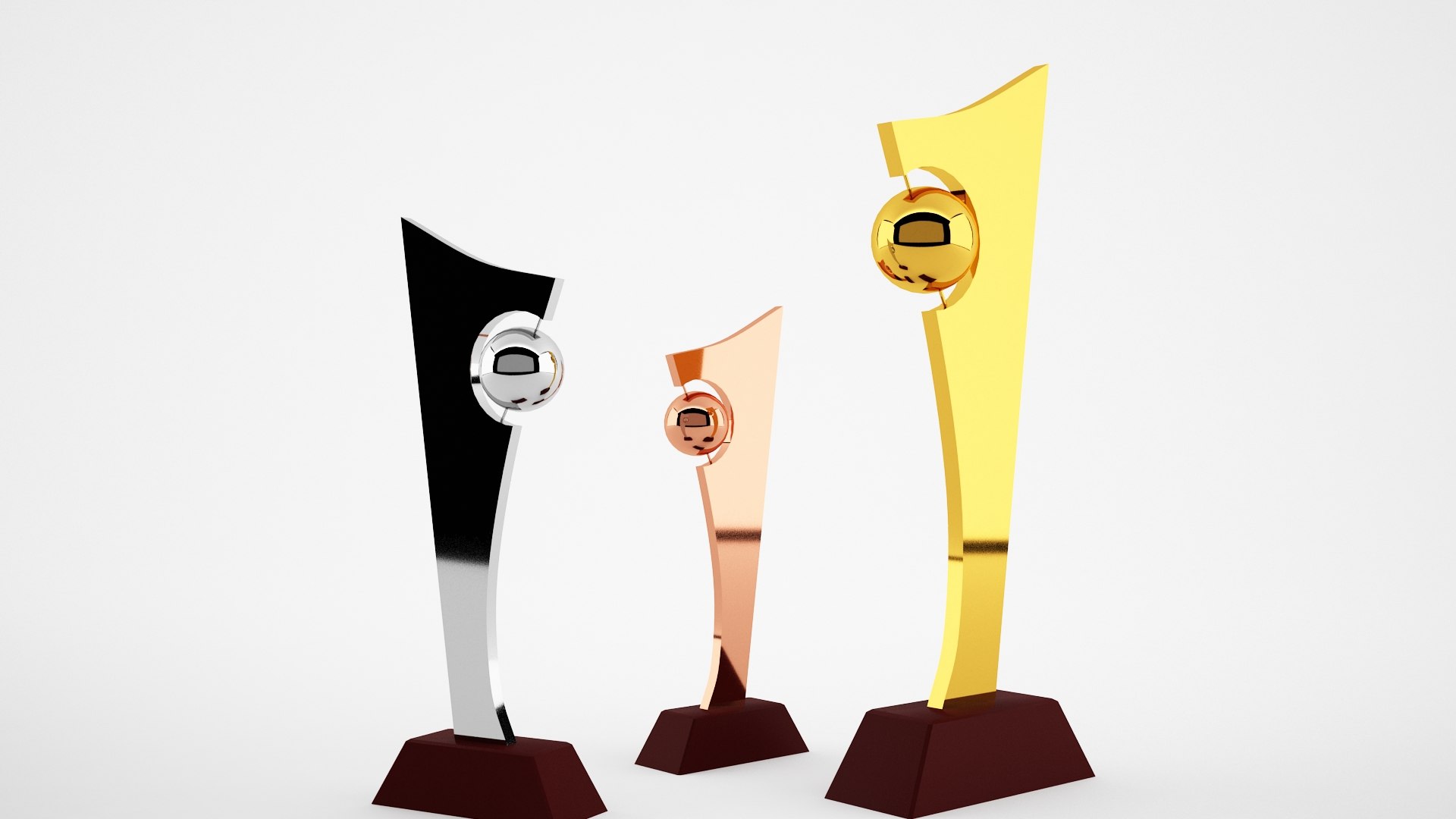3D Nine Awards Together model - TurboSquid 1989971