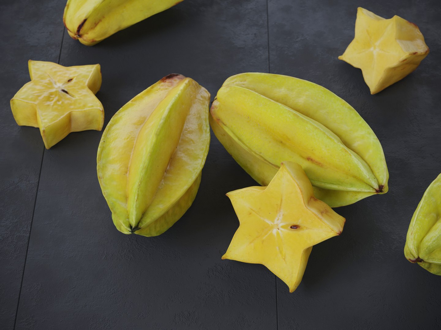 Star Fruit 3D model - TurboSquid 2094347