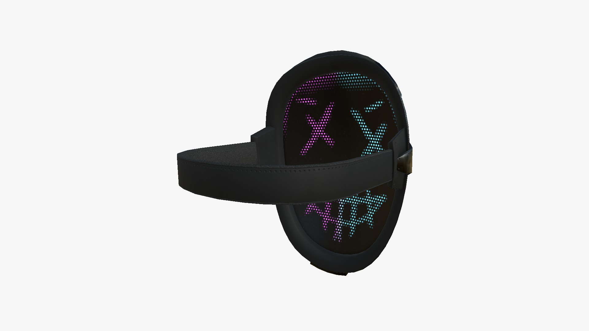 LED Screen Mask - A01 - Face A - Character Design 3D - TurboSquid 2052422