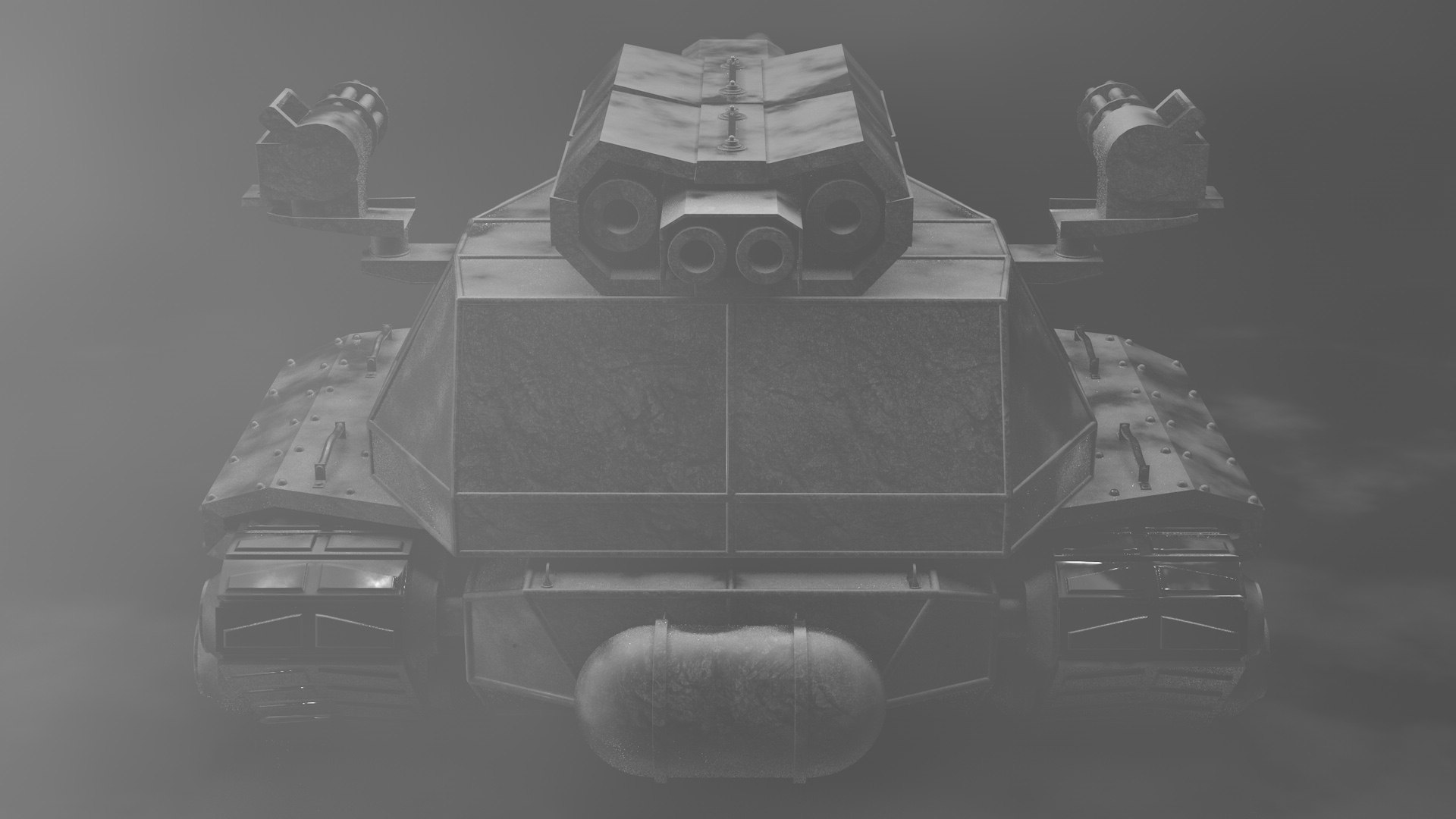 Drone Combat Tank 3D - TurboSquid 2008155