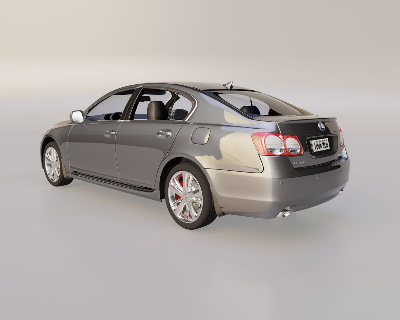 3d Model Of Lexus Gs