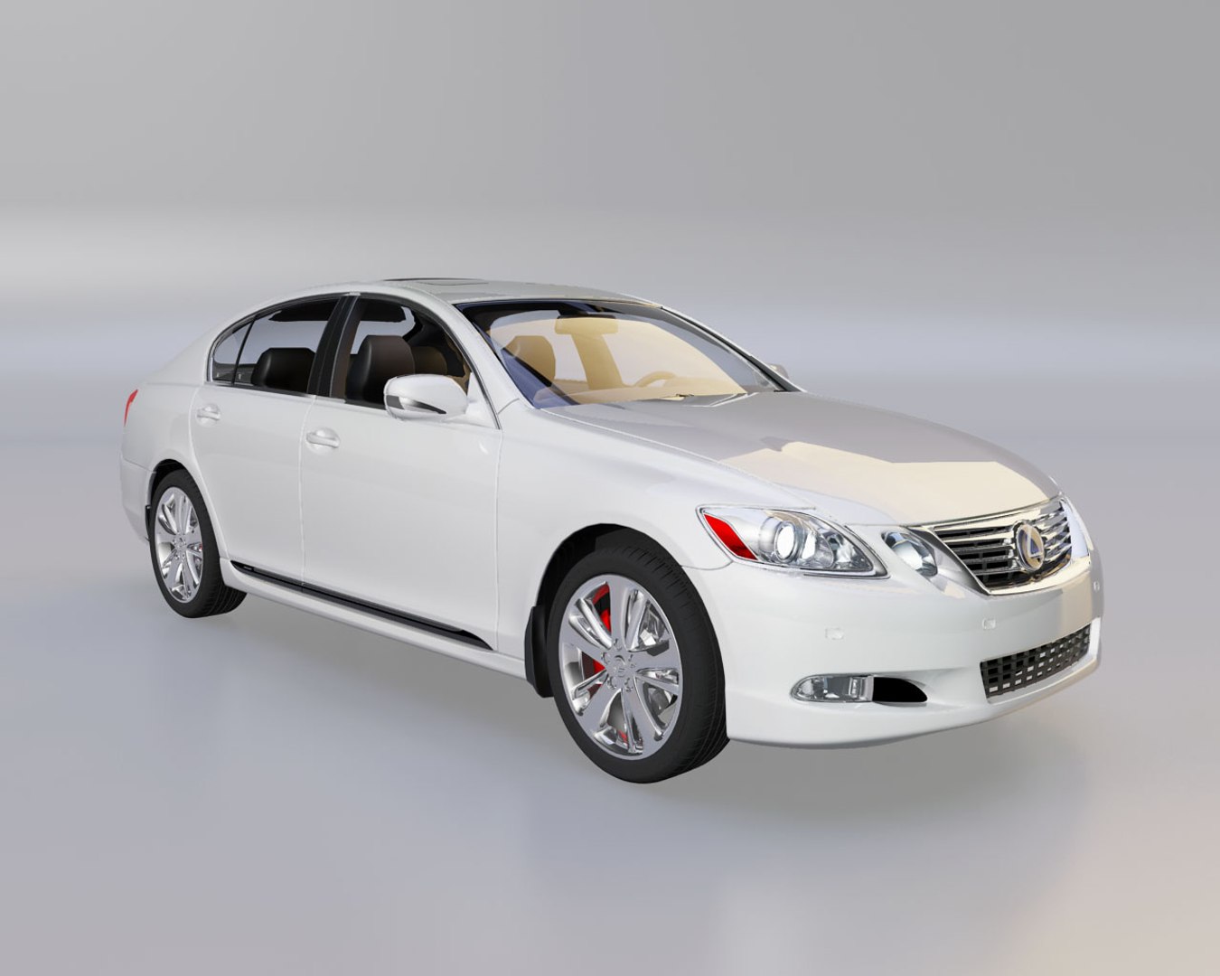 3d Model Of Lexus Gs