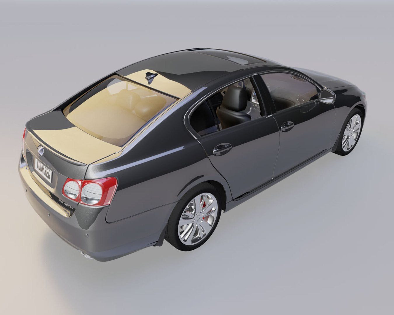 3d Model Of Lexus Gs