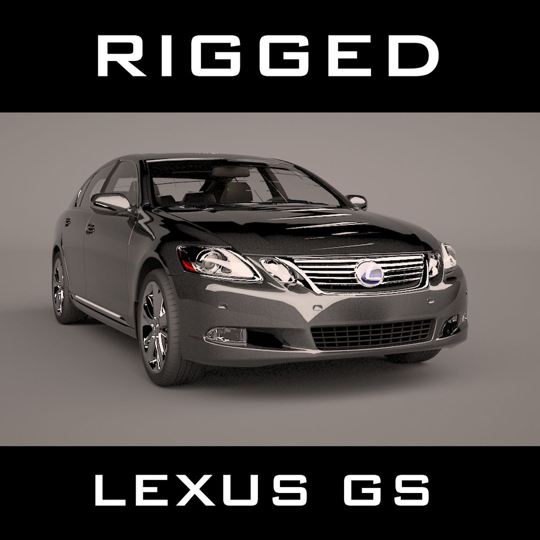 3d Model Of Lexus Gs