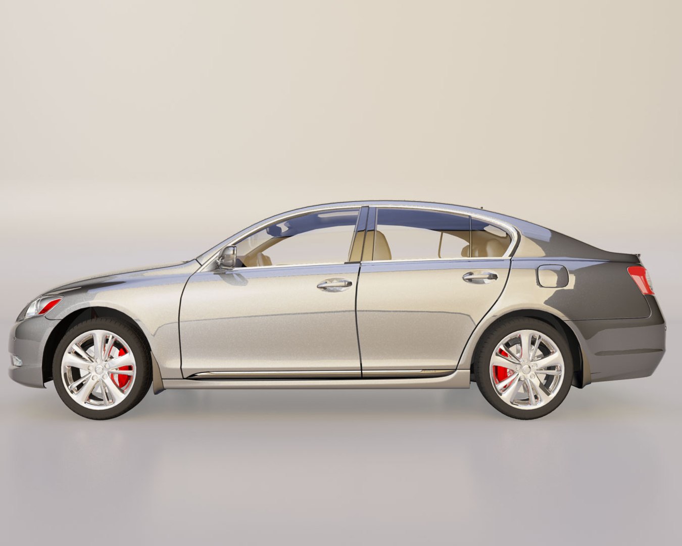 3d Model Of Lexus Gs