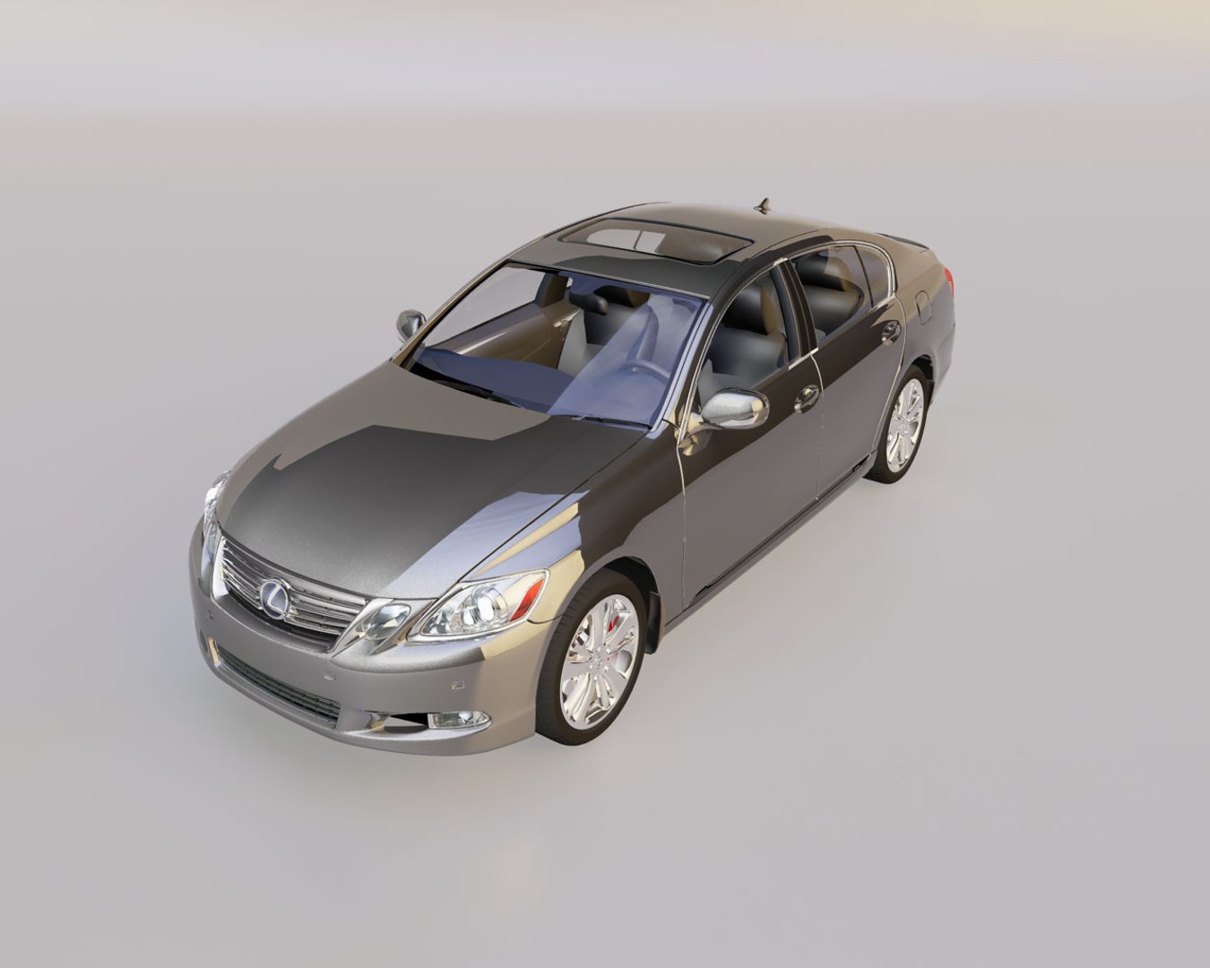 3d Model Of Lexus Gs