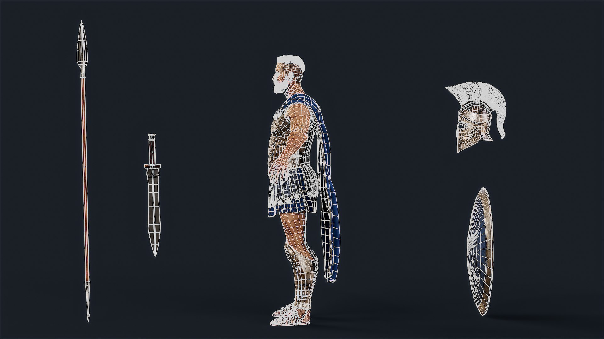 3D ATHENIAN HEAVY HOPLITE Model - TurboSquid 2289889