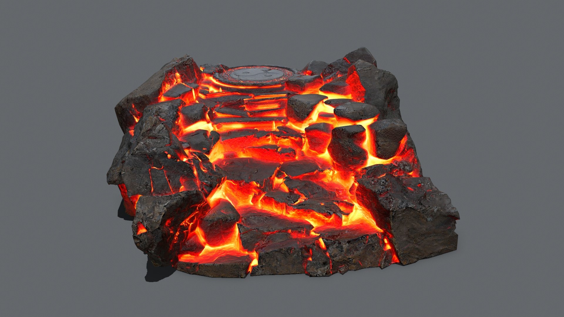 3D Lava Old Temple Model - TurboSquid 2290892