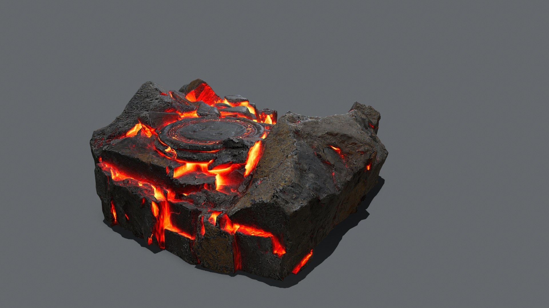 3D Lava Old Temple Model - TurboSquid 2290892