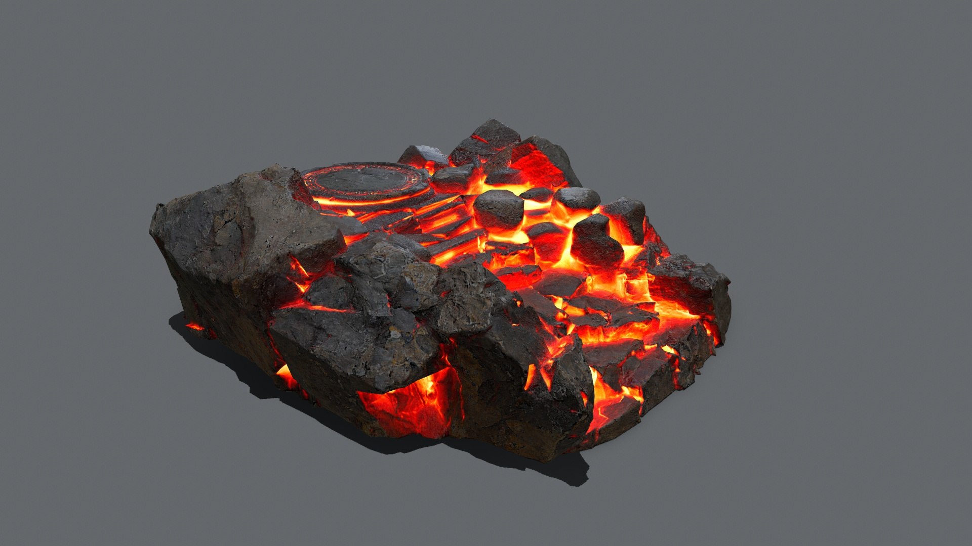 3D Lava Old Temple Model - TurboSquid 2290892