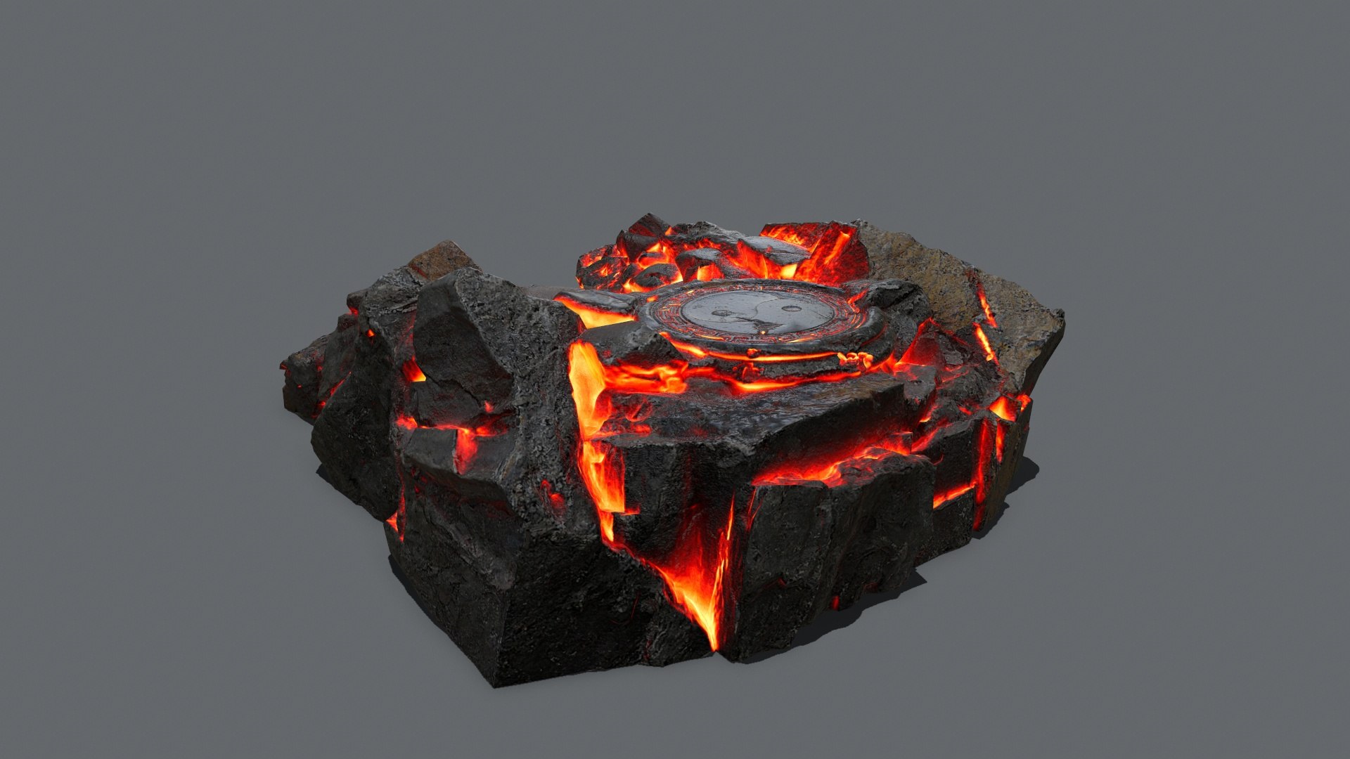 3D Lava Old Temple Model - TurboSquid 2290892