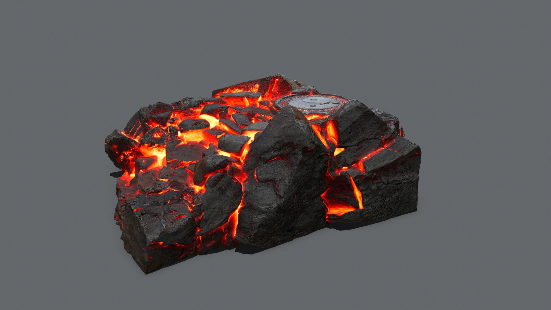 3D Lava Old Temple Model - TurboSquid 2290892