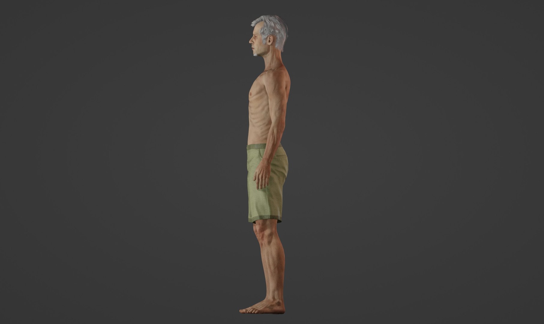 3D Model Realistic 3D Model Of A Sick Man - TurboSquid 2170795
