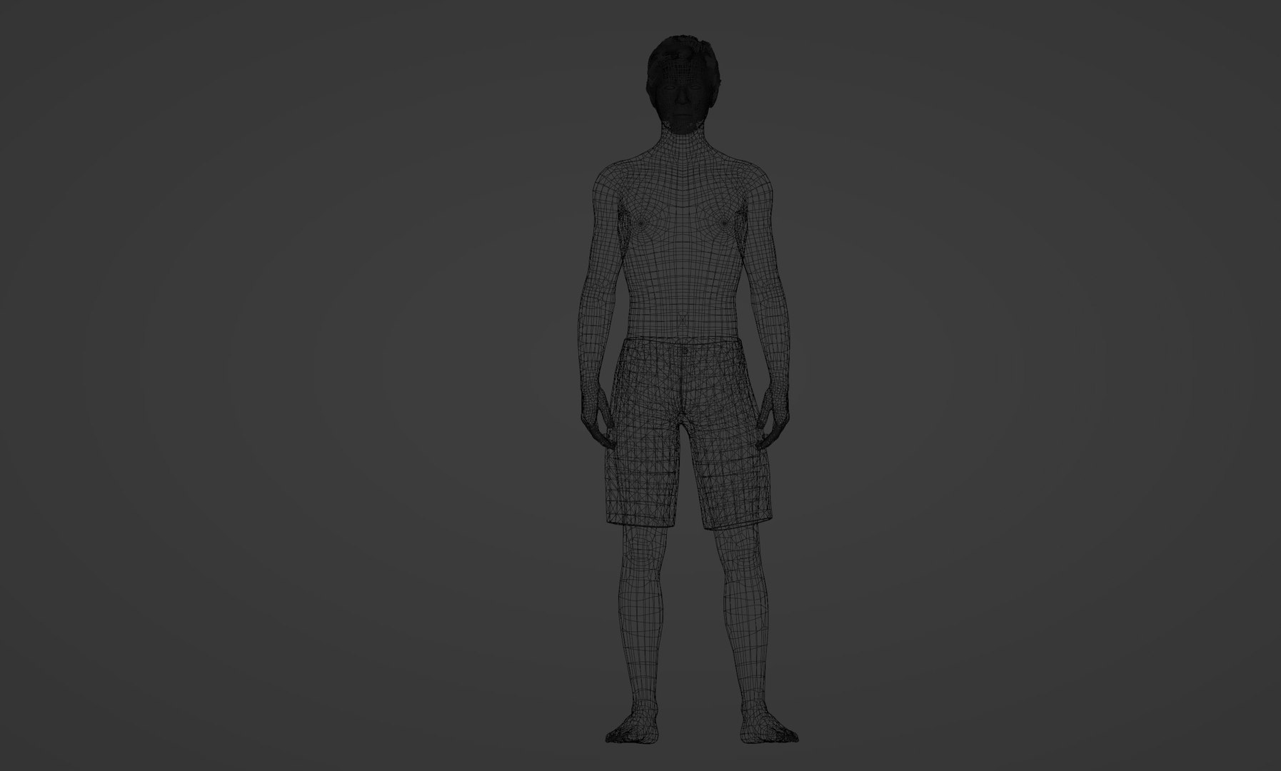 3D Model Realistic 3D Model Of A Sick Man - TurboSquid 2170795