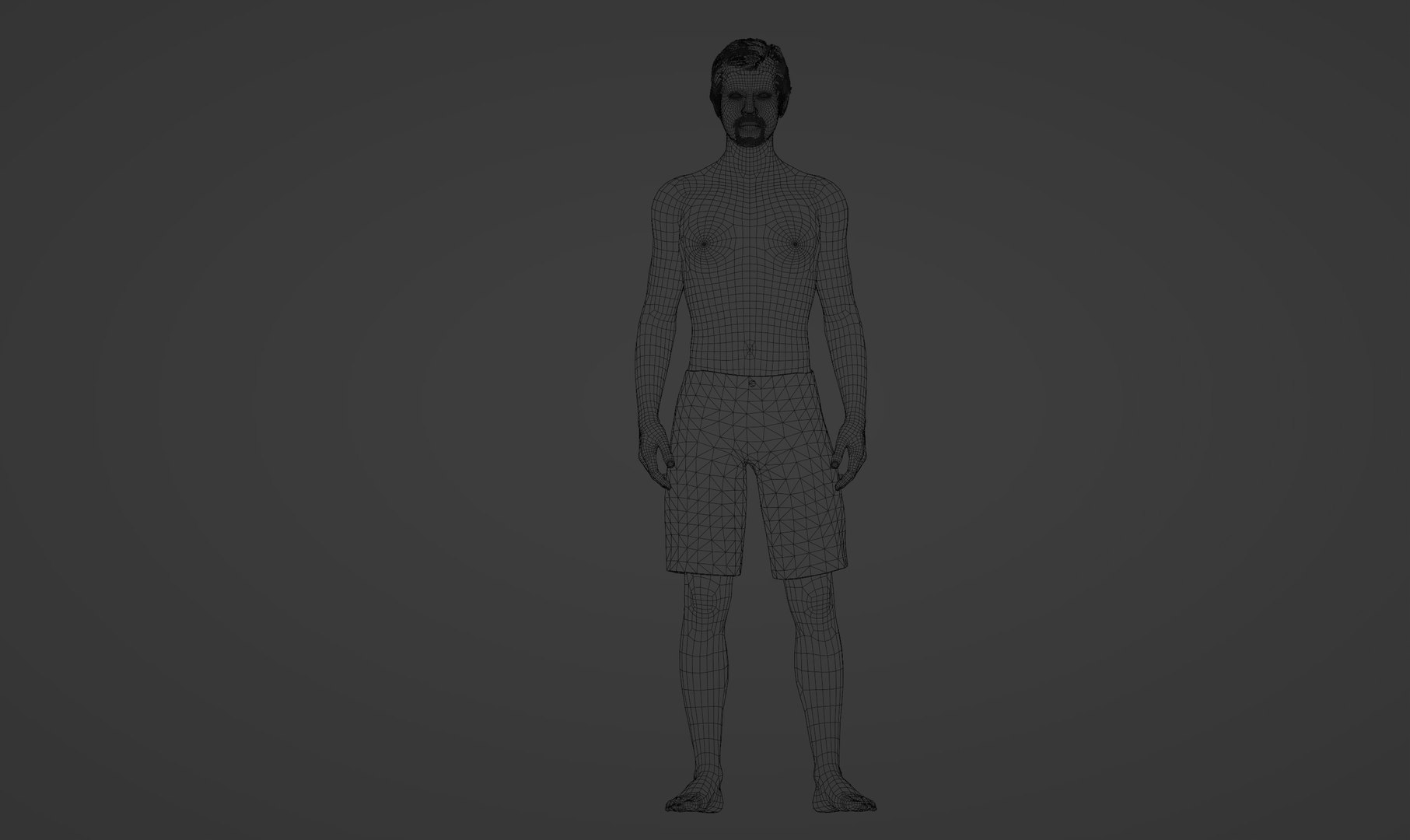 3D Model Realistic 3D Model Of A Sick Man - TurboSquid 2170795