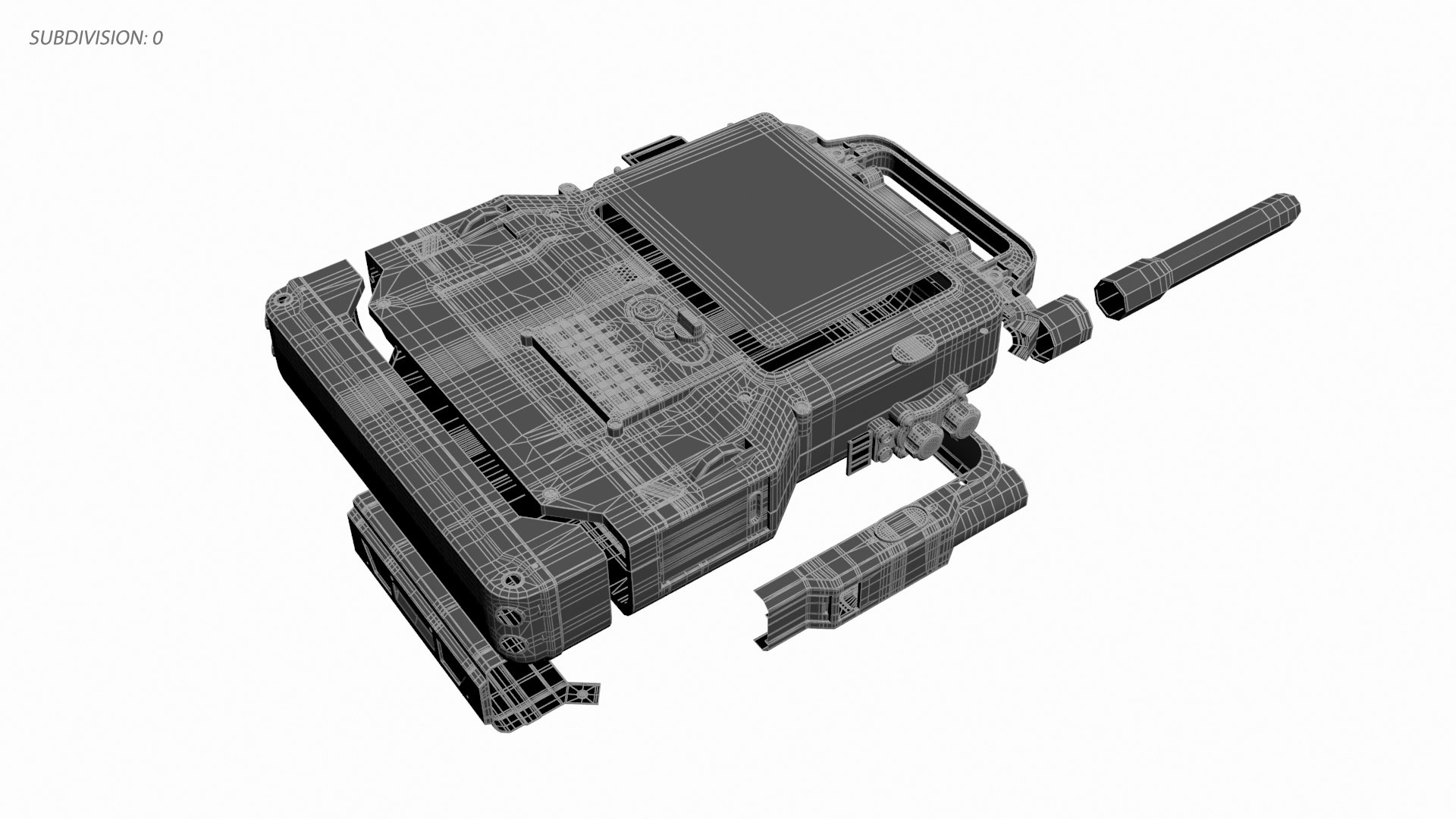 Sci Fi Receriver Transmitter Console Conroller 3D model - TurboSquid ...