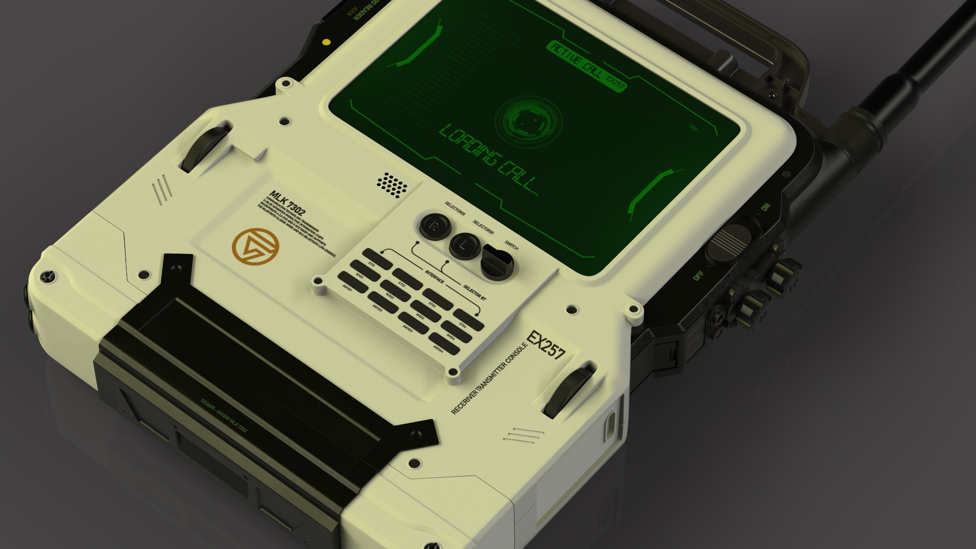 Sci Fi Receriver Transmitter Console Conroller 3D model - TurboSquid ...