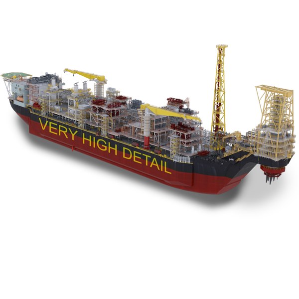 modèle 3D de FPSO super détaillé - TurboSquid 1929963