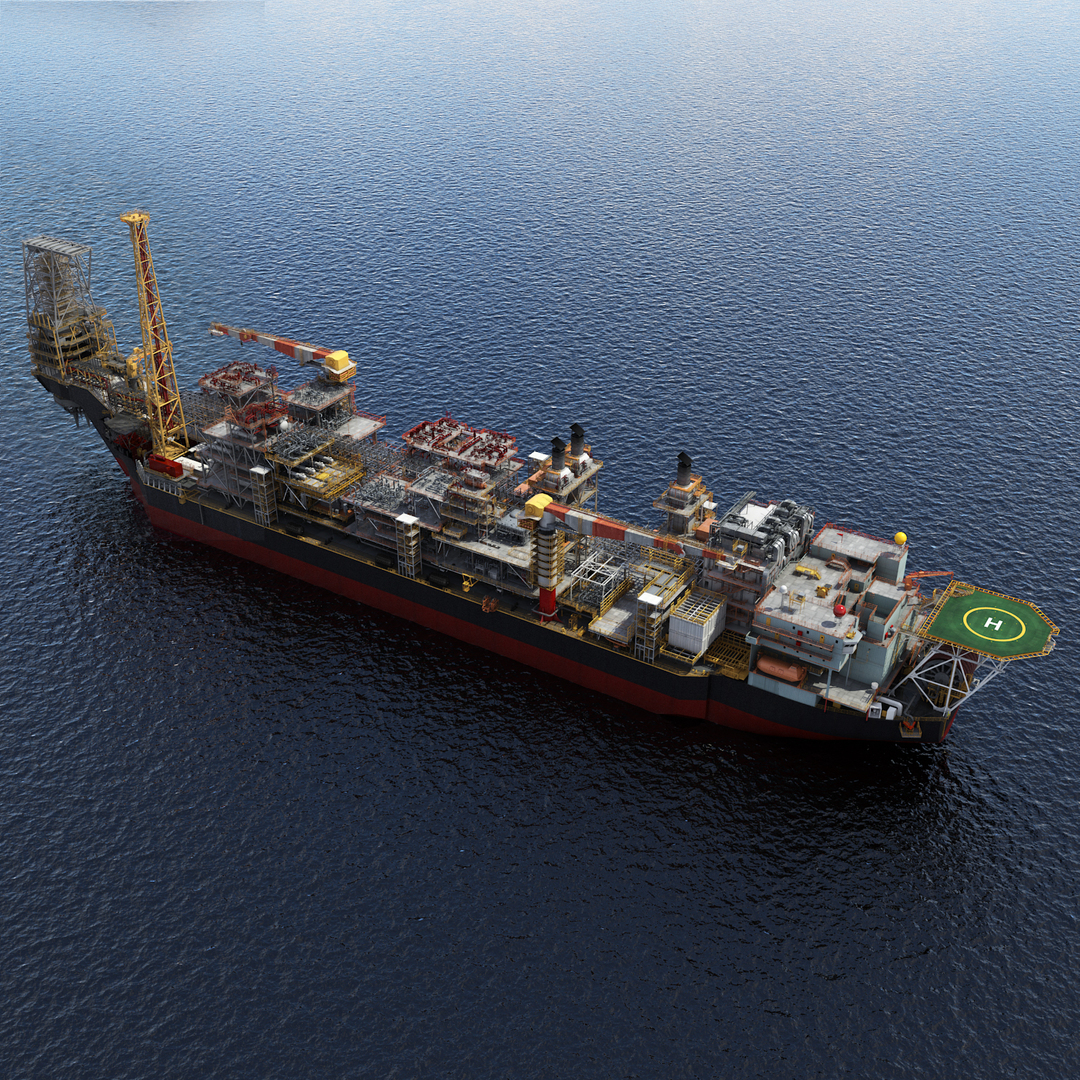 3D FPSO Super Detailed model - TurboSquid 1929963