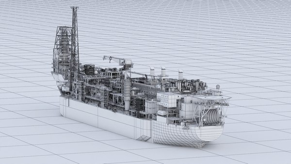 3D FPSO Super Detailed model - TurboSquid 1929963