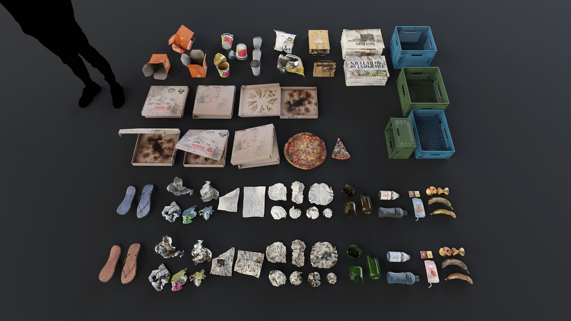 TrashKit - 3D AssetKit Model - TurboSquid 1993456