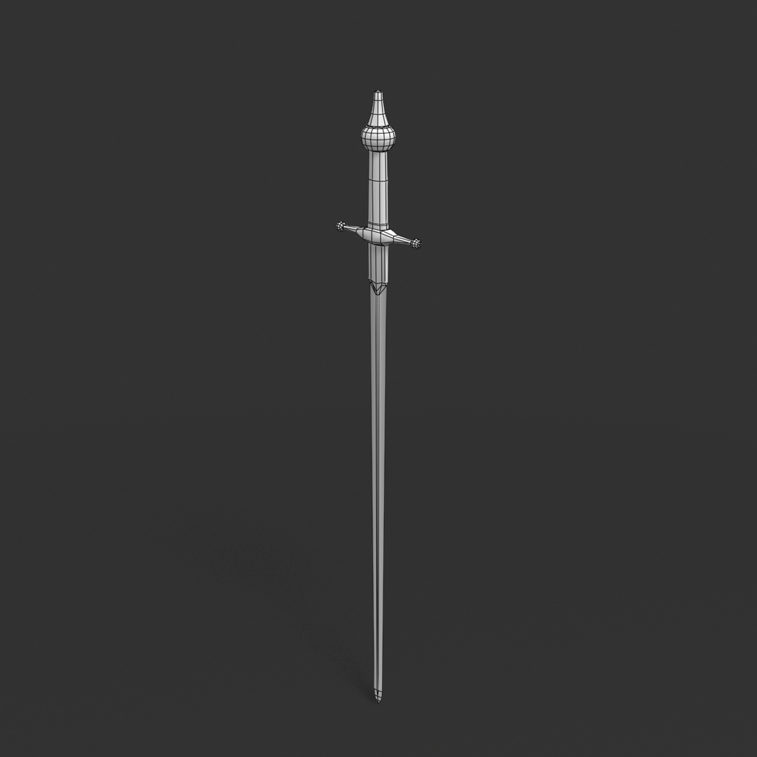 Medieval Sword 3d Max