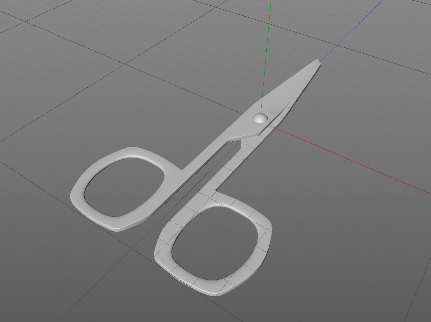 3d Scissor Tool Model