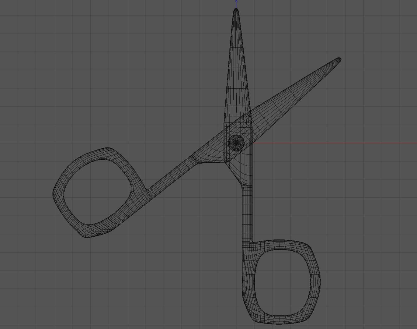 3d Scissor Tool Model