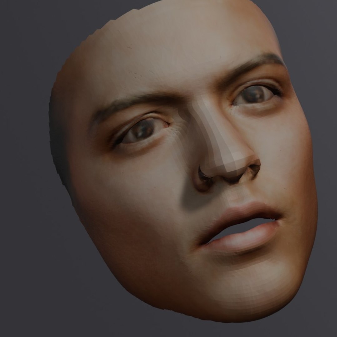 PopFace BaseMesh - Bruno Mars 3D Model - TurboSquid 2257017