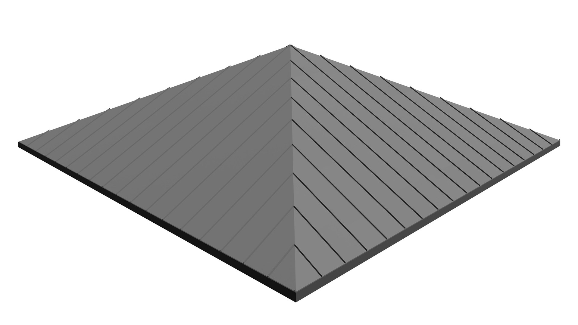 3D Model Metal Roof 25O01 - TurboSquid 2341937