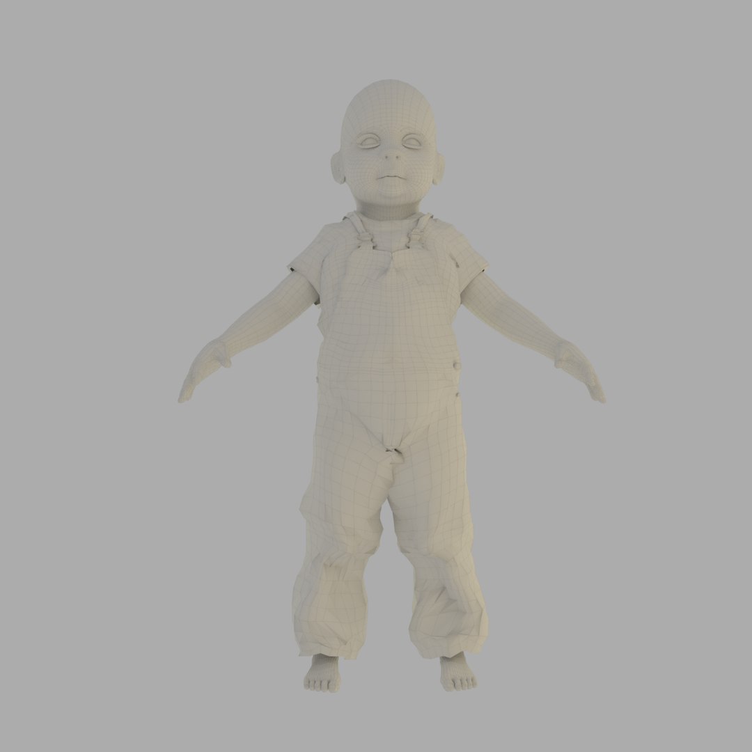 3D blender boy year old model - TurboSquid 1348681