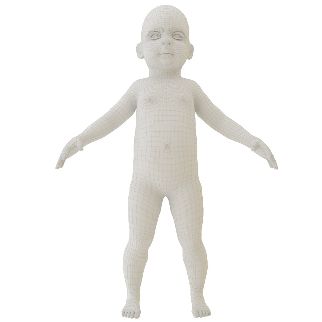 3D blender boy year old model - TurboSquid 1348681