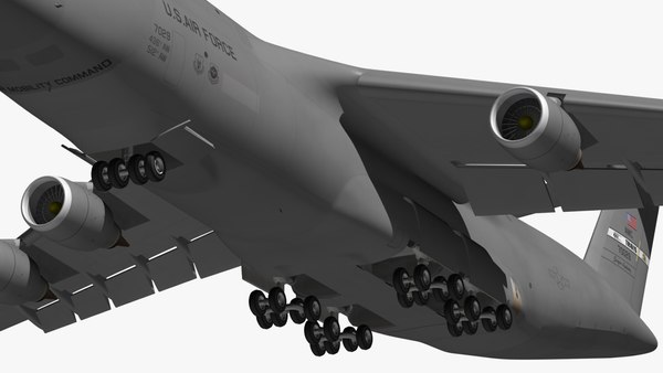 3d lockheed c5 galaxy model