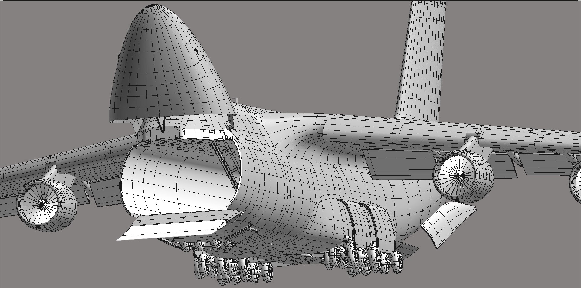 3d lockheed c5 galaxy model
