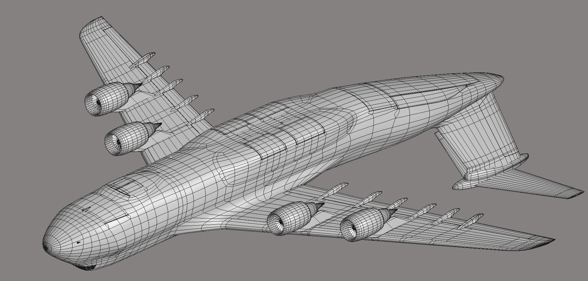 3d lockheed c5 galaxy model