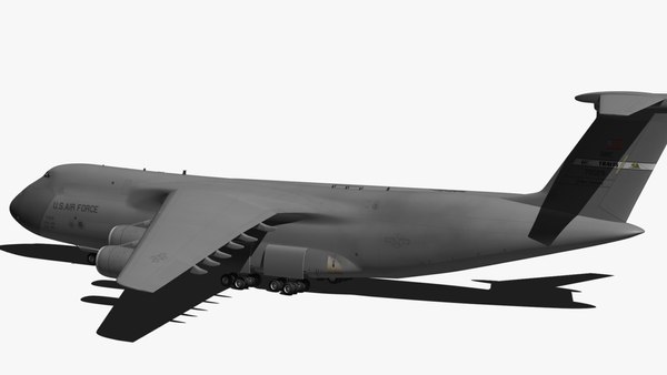 3d lockheed c5 galaxy model