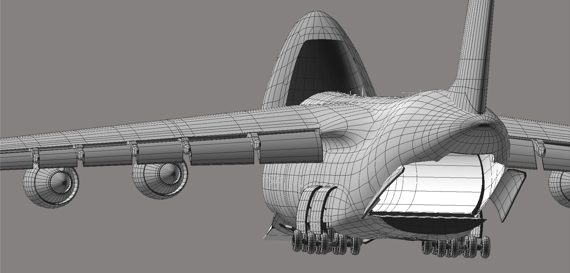 3d lockheed c5 galaxy model