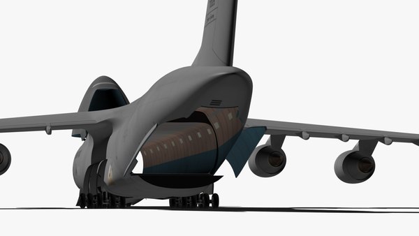 3d lockheed c5 galaxy model