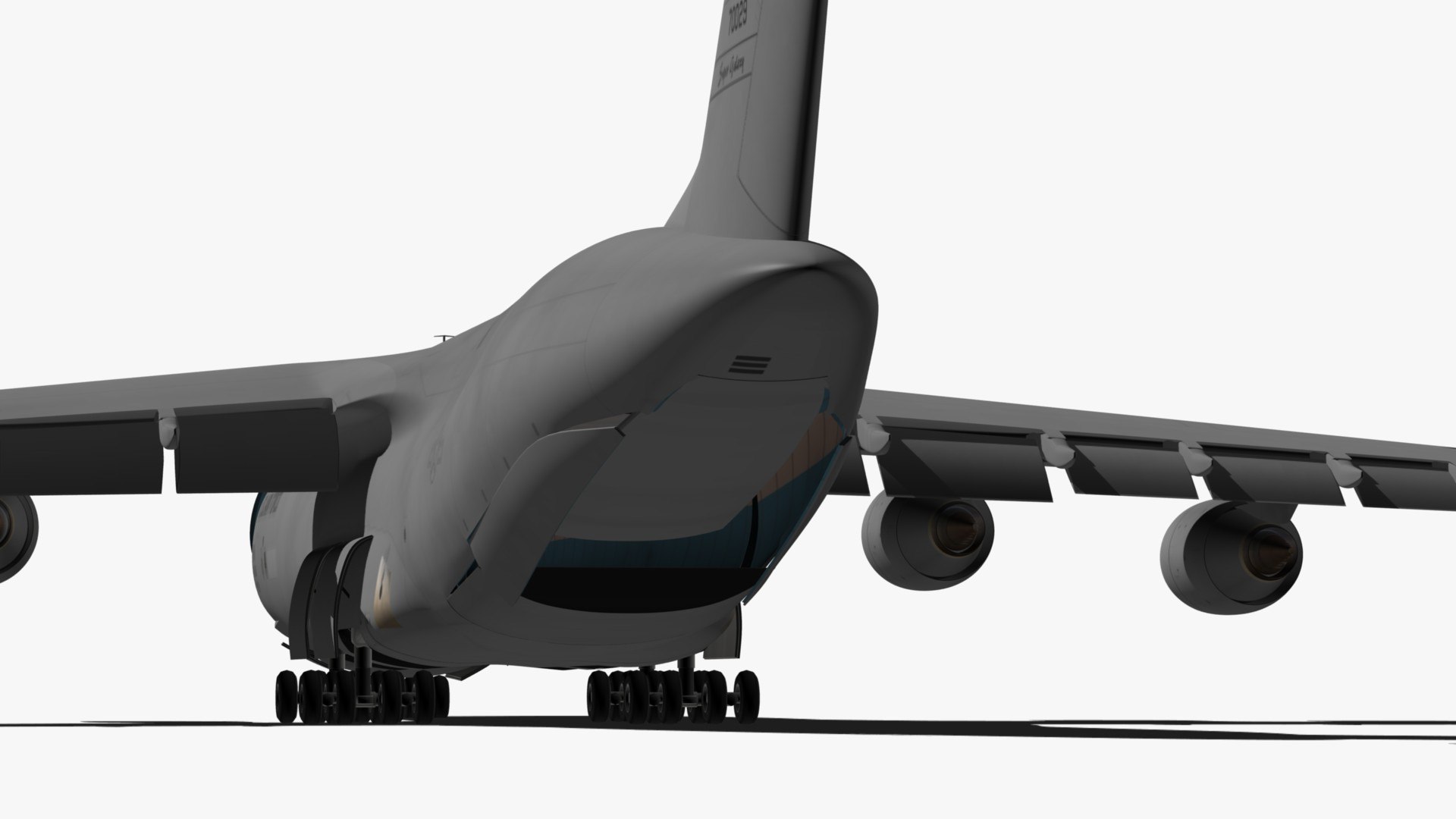 3d lockheed c5 galaxy model