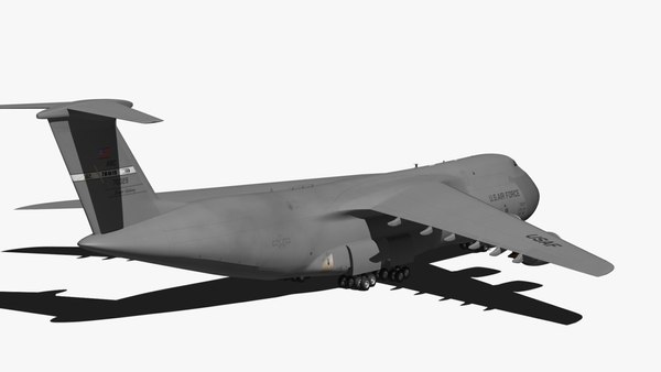 3d lockheed c5 galaxy model