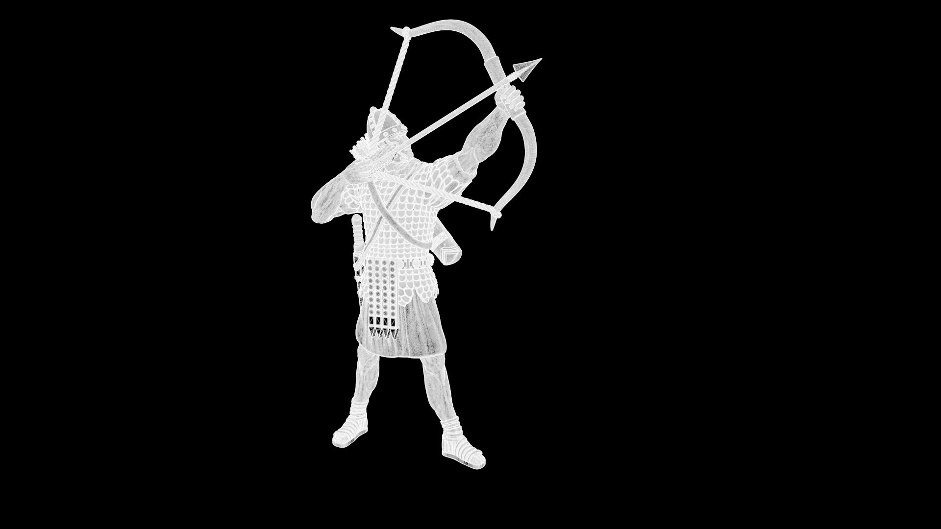 3D Roman Archer 2 Bow Up 3D Print Model - TurboSquid 2431010