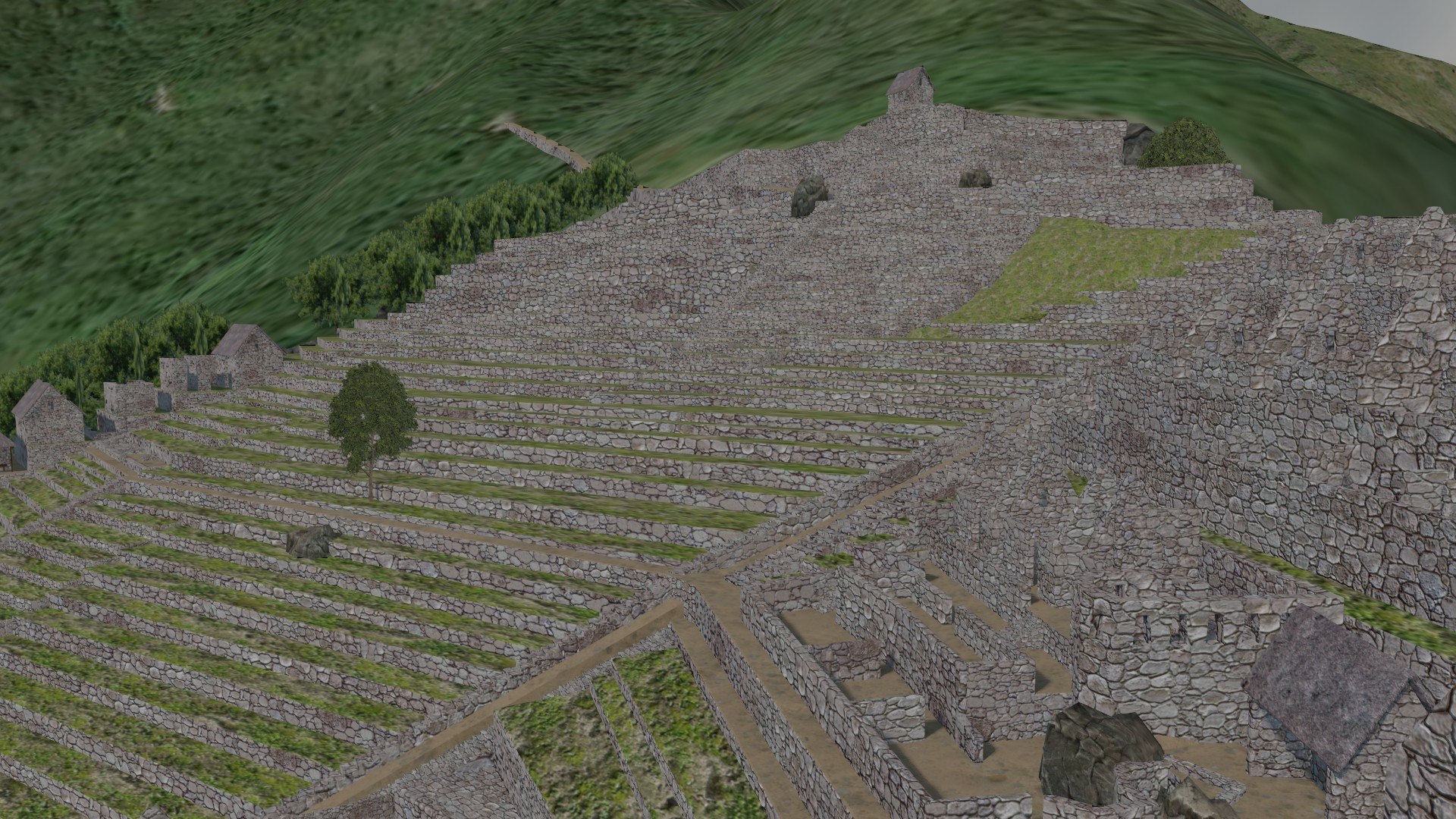 3D Machu Picchu Model - TurboSquid 1681513