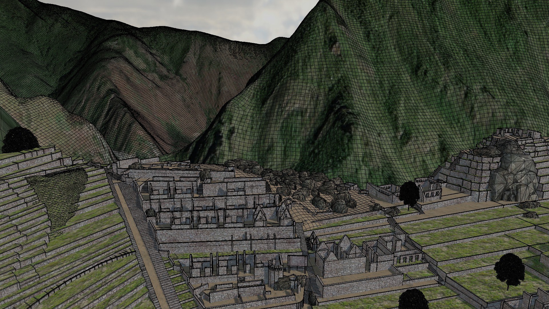 3D Machu Picchu Model - TurboSquid 1681513