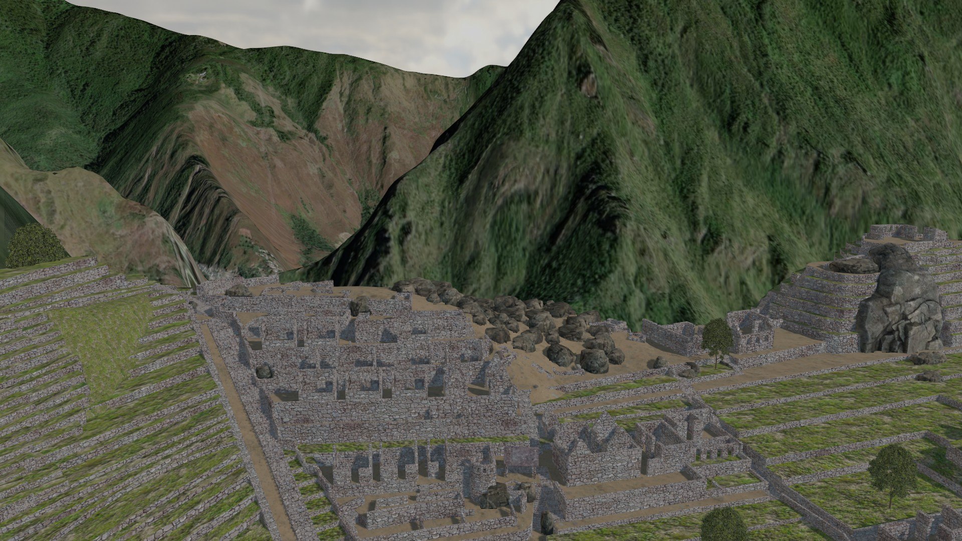 3D Machu Picchu Model - TurboSquid 1681513