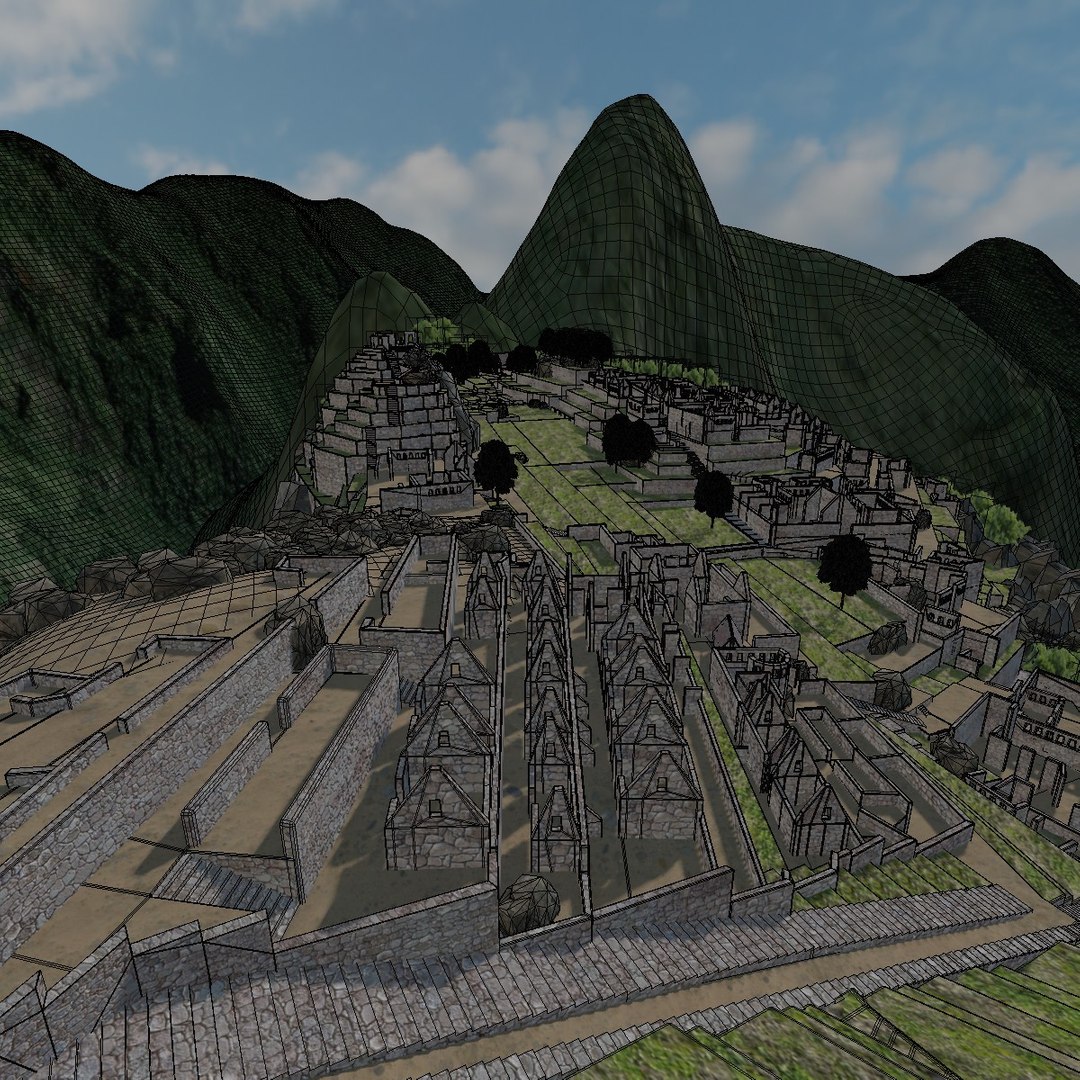 3D Machu Picchu Model - TurboSquid 1681513