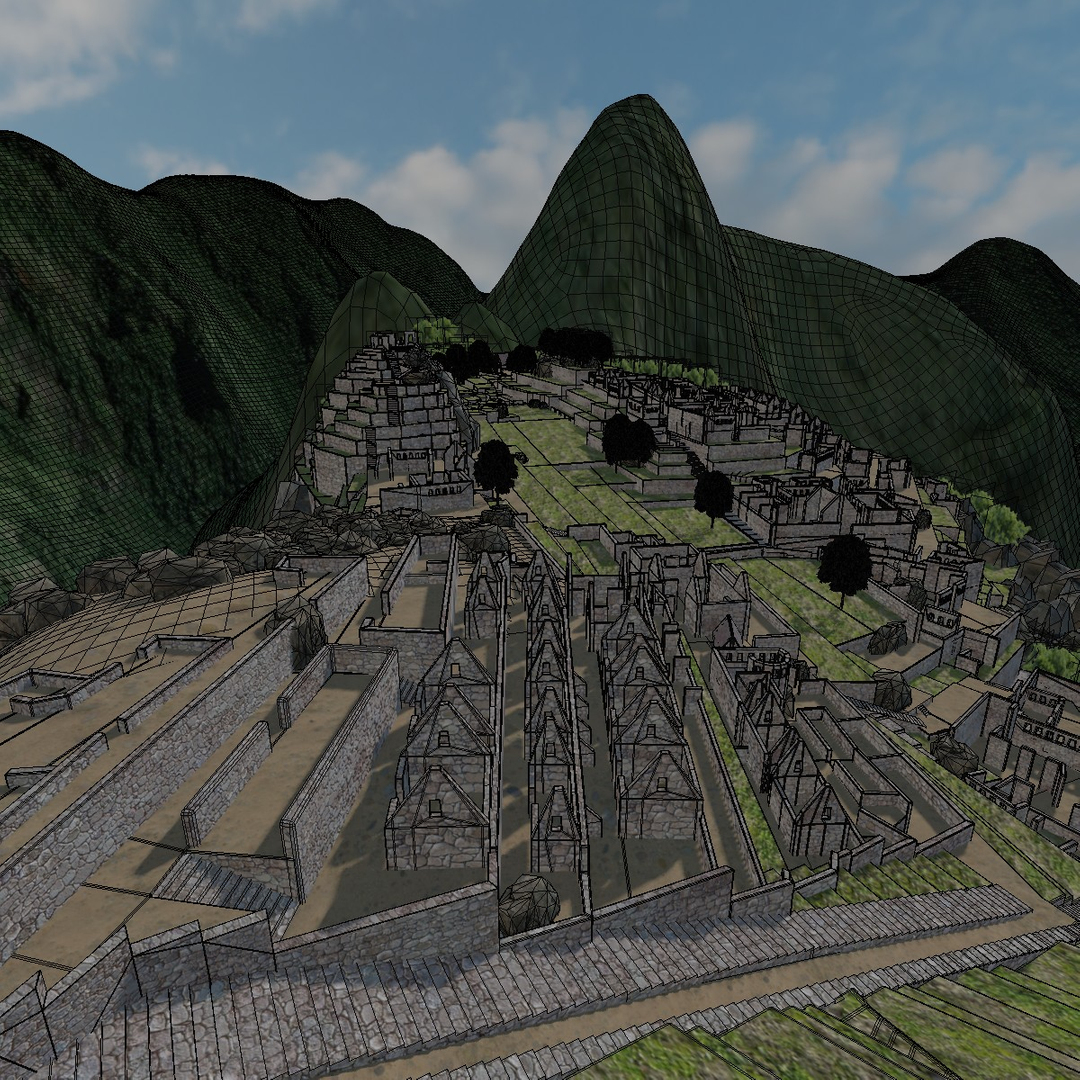 3D machu picchu model - TurboSquid 1681513